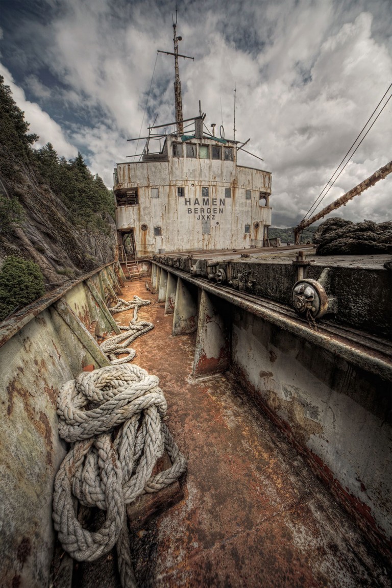 Haunting Ghost Ship Of The Norwegian Fjords | MS Hamen - Lazy Penguins