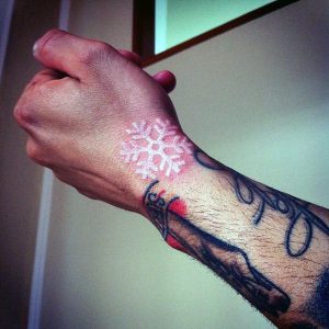 Top 30 White Ink Tattoos For Men - Lazy Penguins