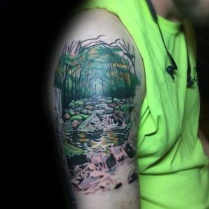 Top 30 River Tattoos For Men - Lazy Penguins