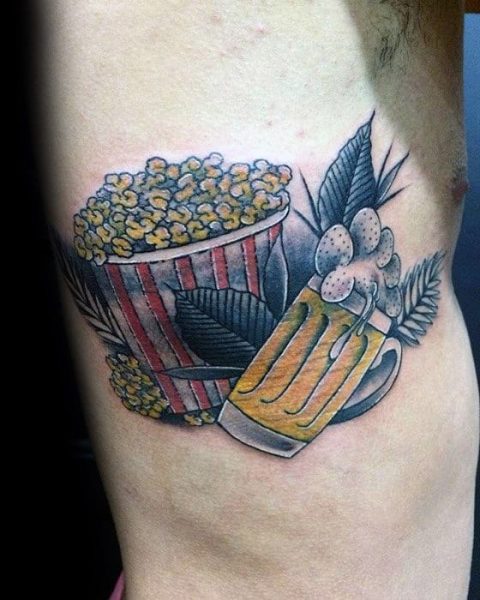 Top 30 Popcorn Tattoos For Men