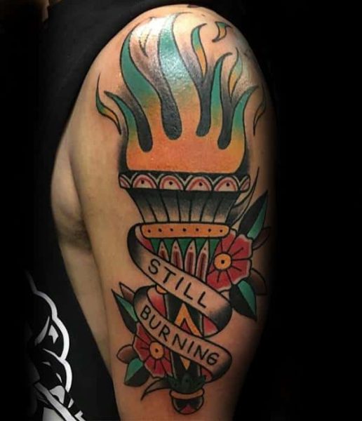 Top 30 Torch Tattoos For Men