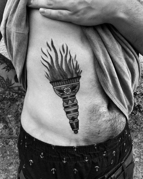 Top 30 Torch Tattoos For Men