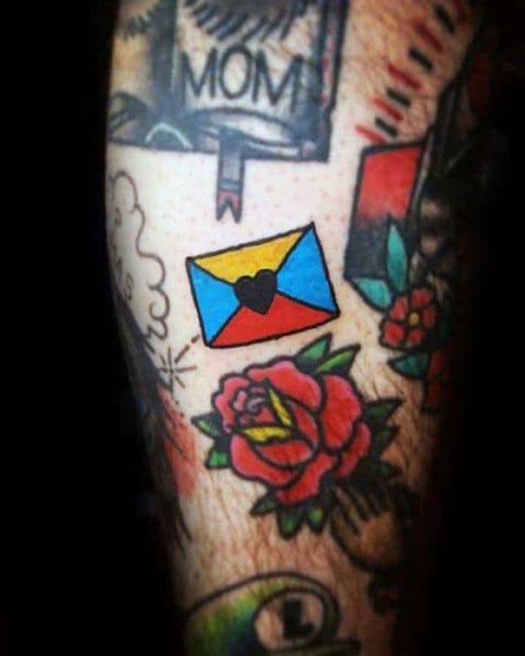 Top 30 Envelope Tattoos For Men